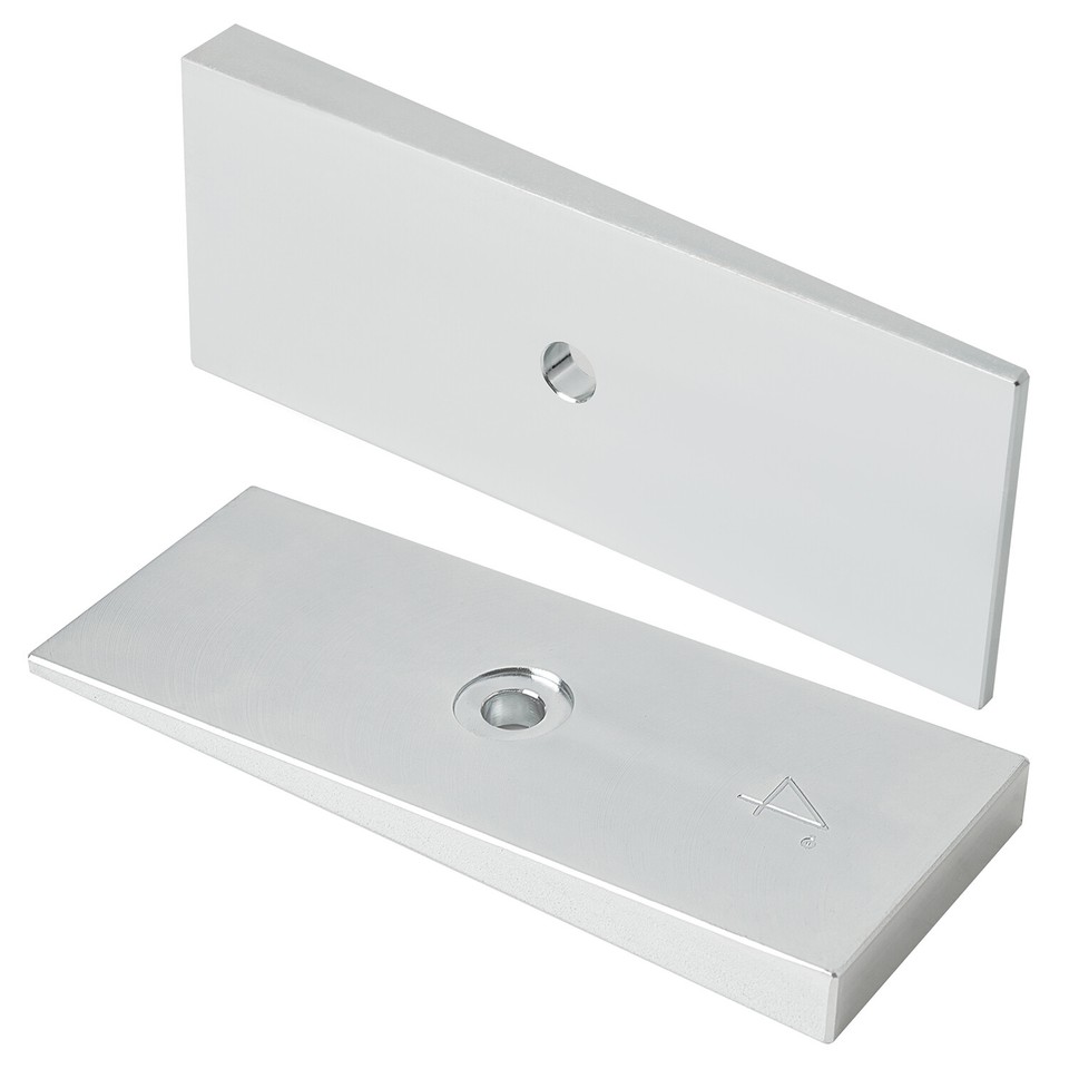 Steel Pinion Angle Shims 2" Wide 4°Degree Sliver - Set of 2 | eBay