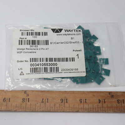 (100-Pk) Waytek 2-Pin Receptacle Wedge W2P Compatible 38183 | eBay