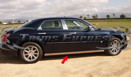 fit:2005-2010 Chrysler 300 300C Extreme Lower Rocker Panel Trim Cover ...