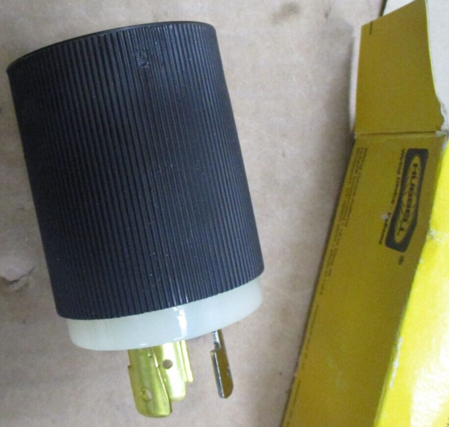 Hubbell Cat No. 2311 Plug Twist-Lock Insulgrip 2 Pole 2A 125V Lot of 3 ...