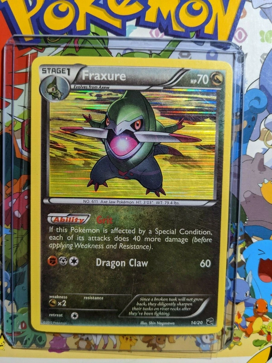 Pokemon Fraxure Card