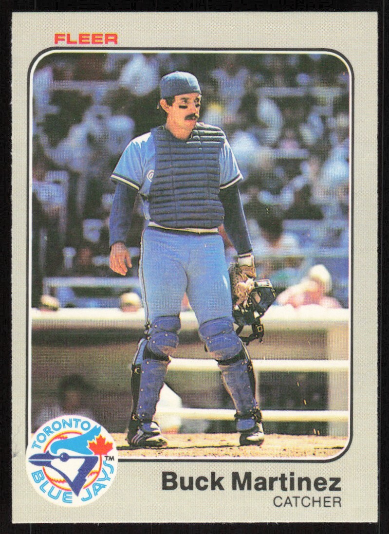 1983 Fleer Buck Martinez Toronto Blue Jays #433 | eBay