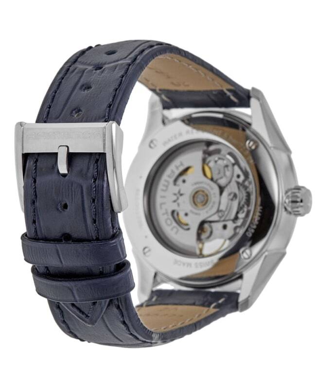 New Hamilton Jazzmaster Skeleton Auto White Dial Leather Men's Watch ...