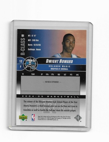 2004-05 Upper Deck R-Class - Rookies Dwight Howard #91 (RC) for sale ...