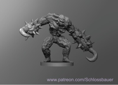 The Angry Demon Monster Manual 28mm Scale DND D&D Tabletop Miniature | eBay
