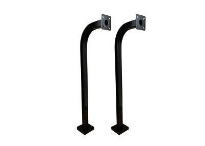 Gate Entry Gooseneck Keypad Stand 42" Pedestal Post Universal Fit ...