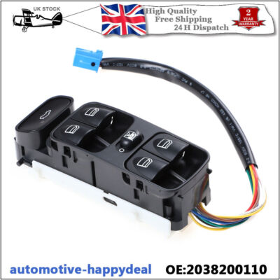 Front Electric Control Window Switch For Mercedes C Class W203 C180 ...