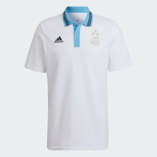 ARGENTINA NATIONAL TEAM AFA DNA 3 STRIPS POLO SHIRT - ADIDAS IV3066 ...