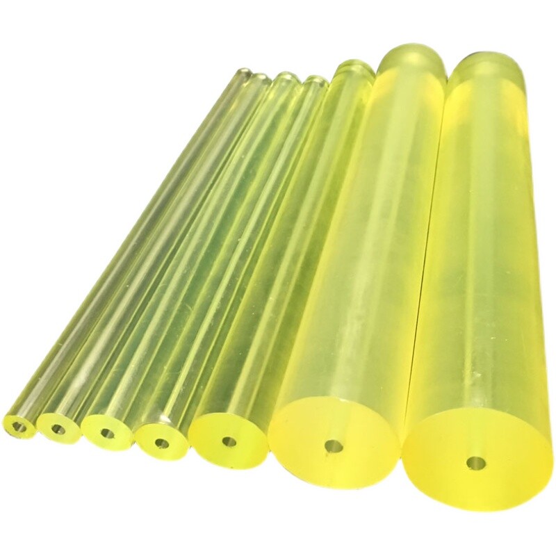 500mm length PU nylon rods sticks Hollow Elastic Polyurethane rod stick ...
