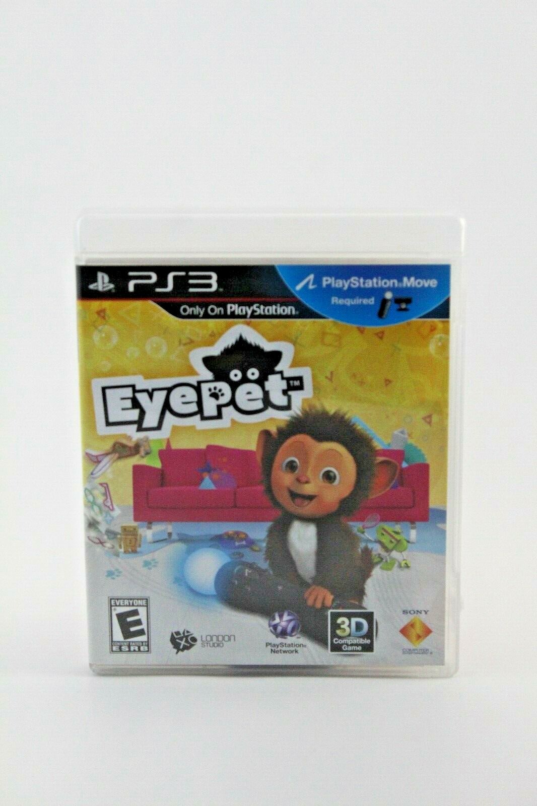 PS3 Lot of 3 PlayStation Move games Eyepet, Start the Party & TV ...