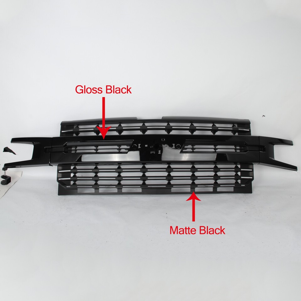 For 2019-2021 Chevy Silverado 1500 LT RST Front Bumper Grille Gloss ...