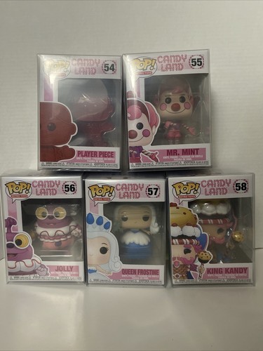FUNKO POP CANDY LAND FIGURES LOT OF 5 54 55 56 57 58 WITH ECO TEK ...