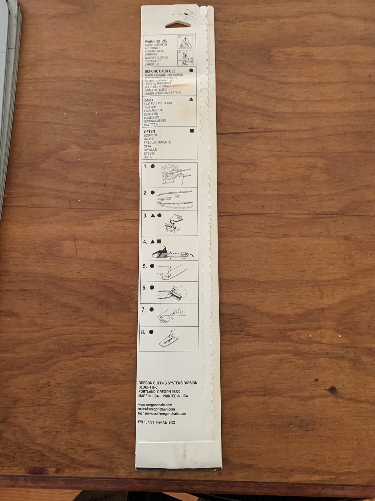 OREGON 14" PRO 91 INTENZ CHAIN SAW BAR 140GPET061 3/8P x.050 Gauge | eBay