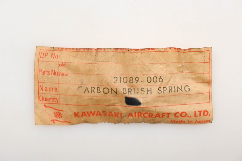 New OEM Kawasaki 21089-006 Carbon Brush Spring Qty 1 NOS | eBay
