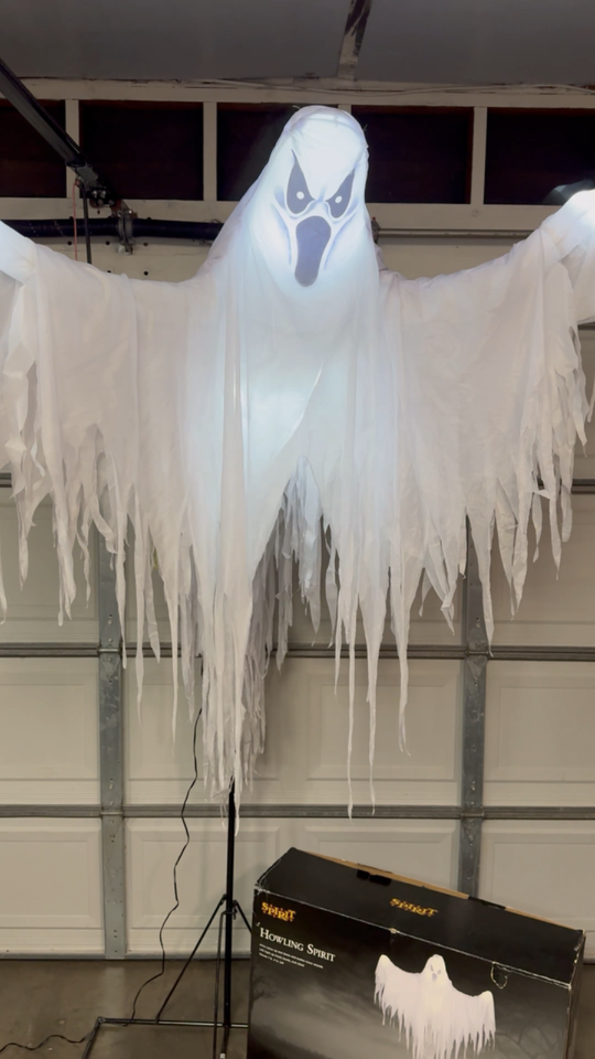 Howling Spirit 7ft Spirit Halloween Animated Animatronic Prop Ghost | eBay
