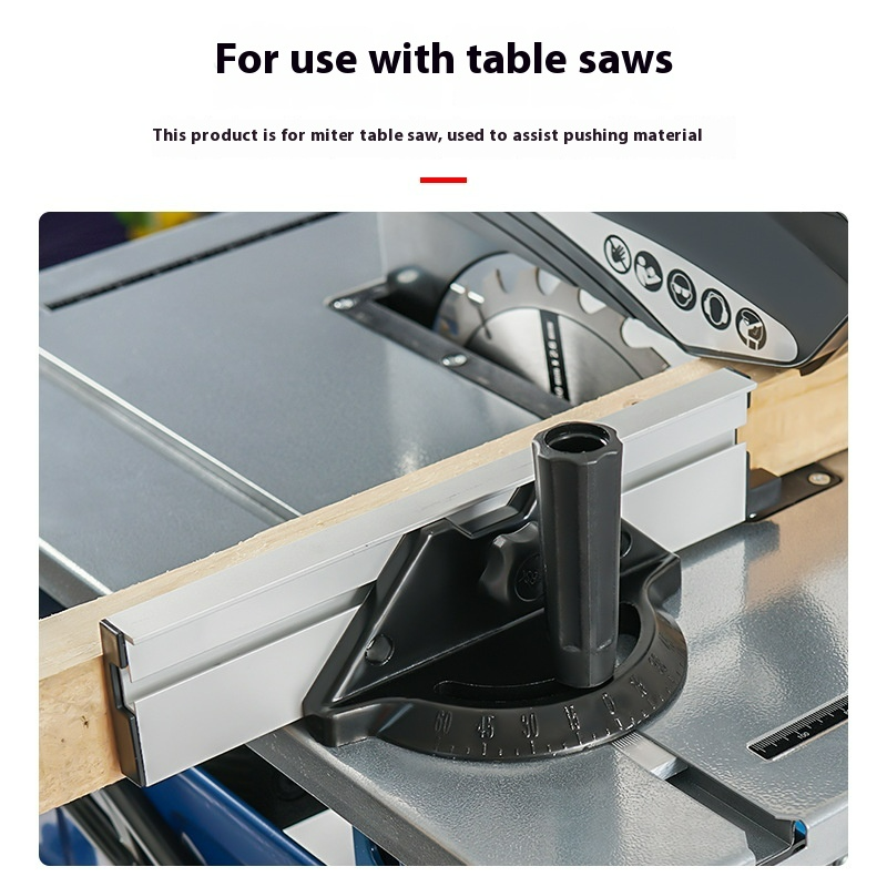Table Saw Push Handle Push Ruler Angle Disc Angle Ruler Woodworking DIY ...