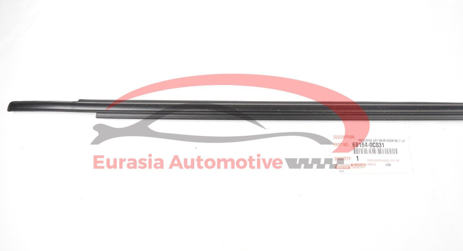 Genuine Toyota Sequoia 08-22 Rear Left Door Belt Weatherstrip ...