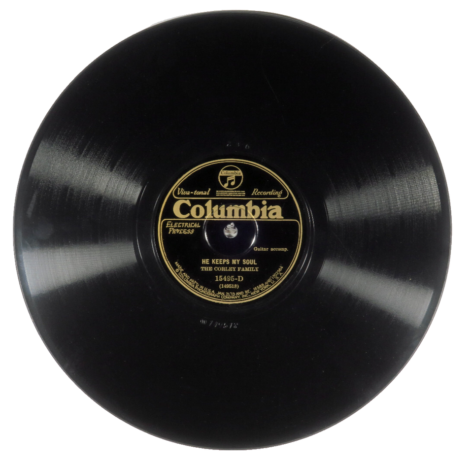 78 RPM -- The Corley Family, Columbia 15495, E+ Country - Gospel | eBay