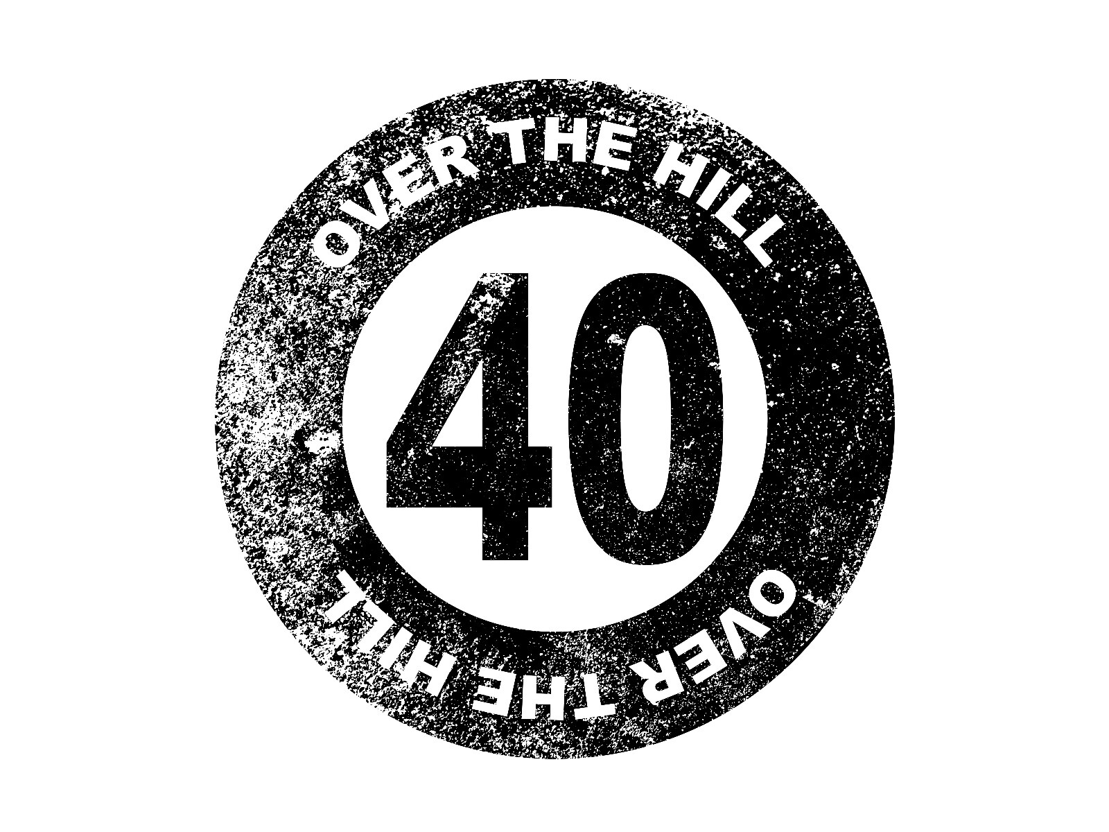 Over The Hill 40 Clipart