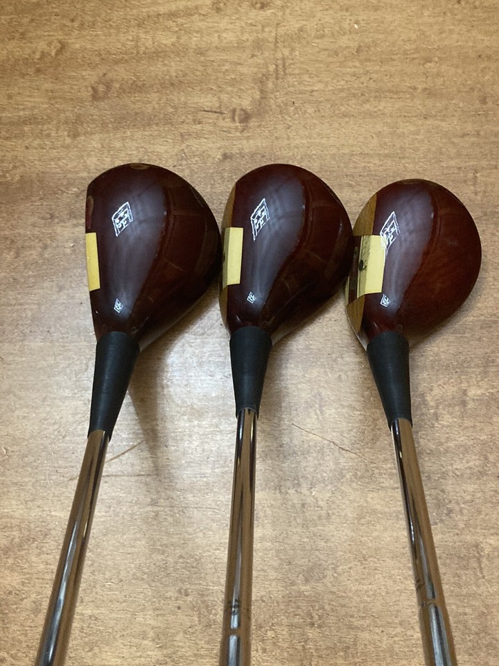 Palmer Peerless Chattanooga Densitized Persimmon Driver, #3 & #5 Woods ...