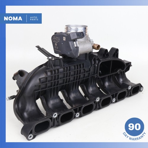 2014 BMW F10 ActiveHybrid 5 Engine Motor Intake Manifold w/ Throttle ...