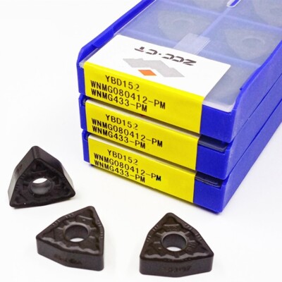 10pcs WNMG080412-PM YBD152 WNMG433-PM ZCC.CT CNC blade Carbide Inserts ...