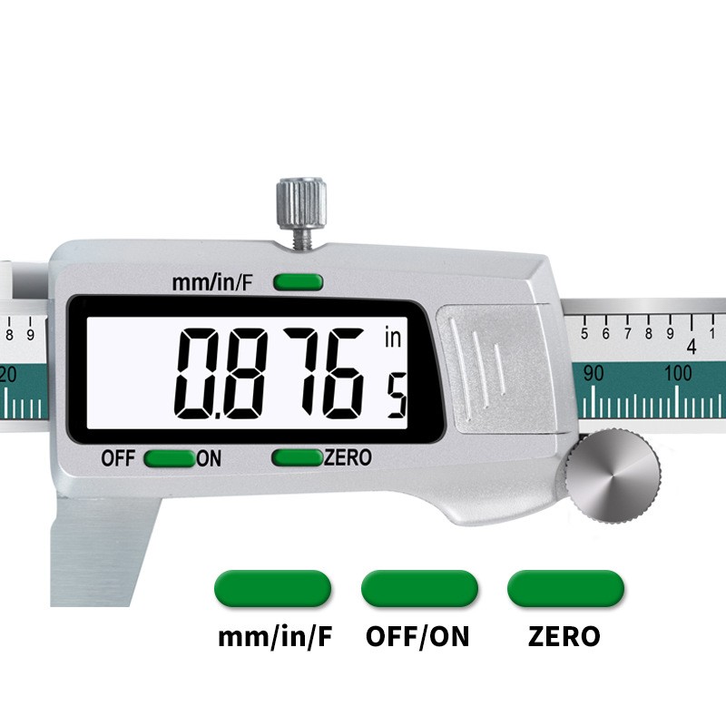 6" 150mm Digital Caliper LCD Digital Gauge Vernier Electronic Measuring ...