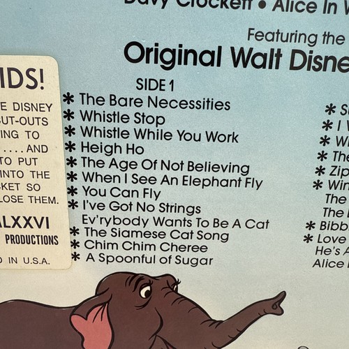 Ronco Presents The Greatest Hits of Walt Disney Album | eBay