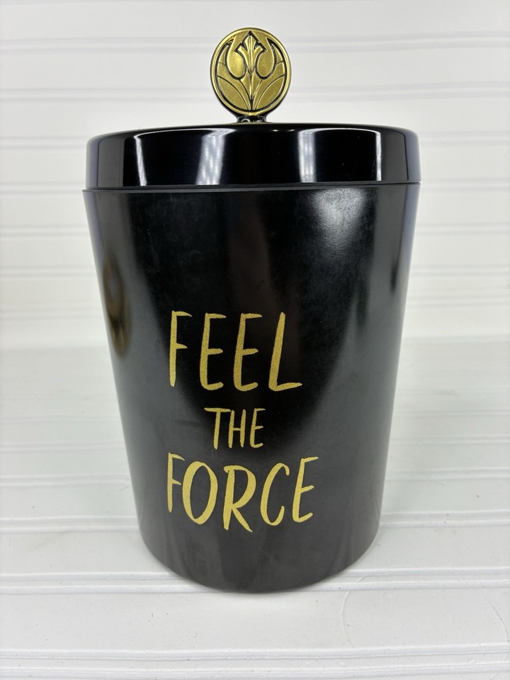 Chewy Star Wars Pet Treat Jar Melamine Feel The Force Jedi Top Fun ...
