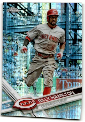 2017 Topps Chrome #144 Billy Hamilton Prism Refractor | eBay