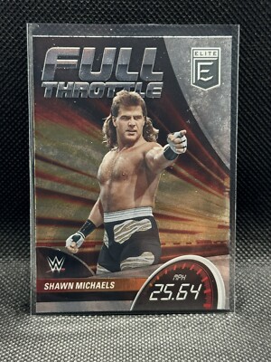2023 Donruss Elite WWE Wrestling FULL THROTTLE #3 Shawn Michaels | eBay