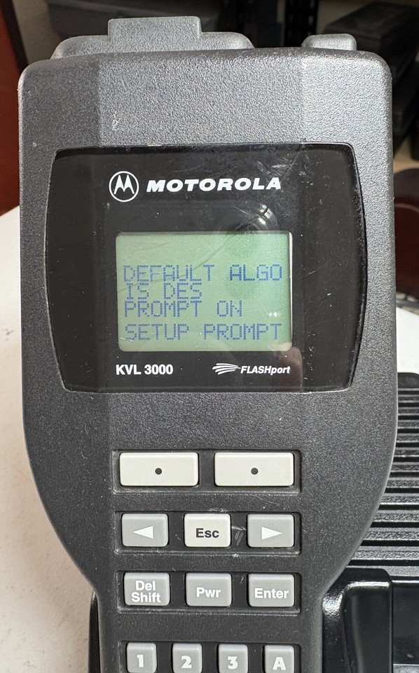 Motorola KVL3000 DES, DVI-XL, Keyloader, Key Variable Loader | eBay