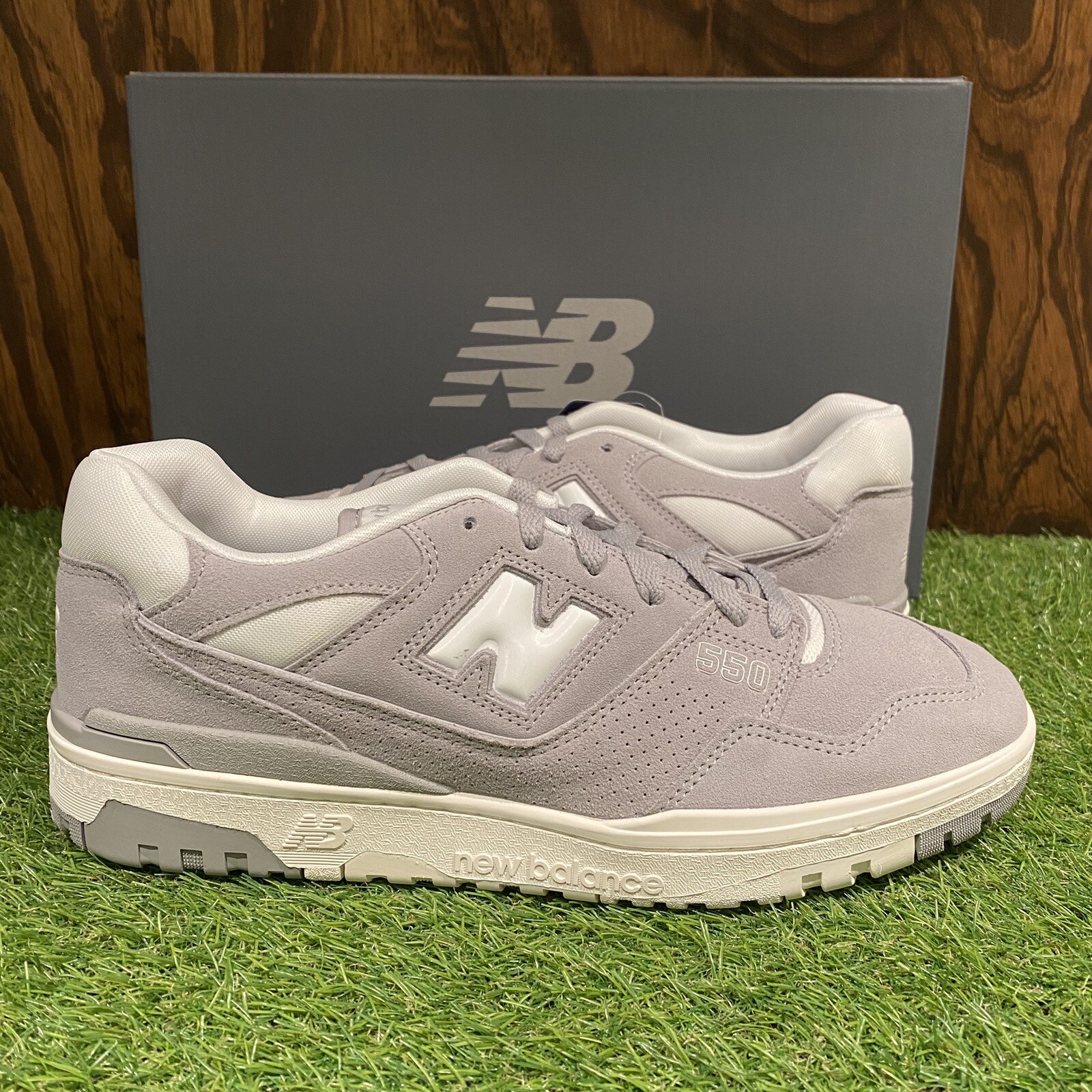 NEW BALANCE 550 Suede Pack Trainer / White/Gray / Men’s Size US 13 ...