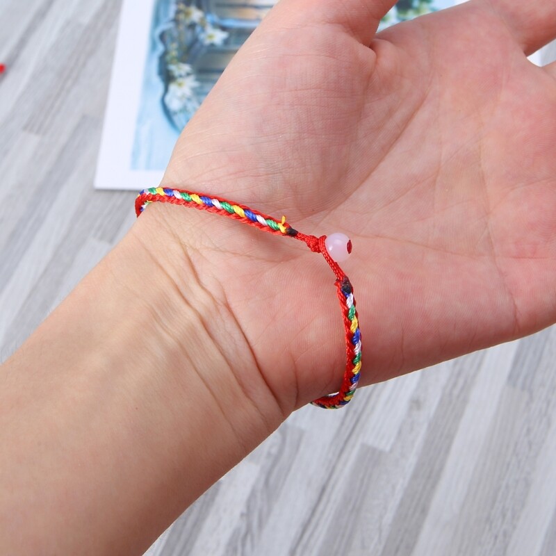 10x Handmade String Braided Bracelet Dragon Festival Kabbalah Bracelets ...