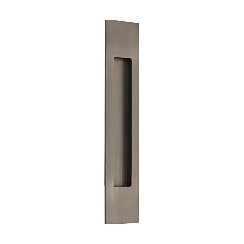 Emtek 220310US15A Modern Rectangular Flush Pull 10" - Pewter | eBay