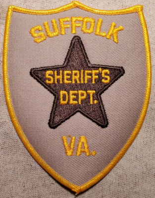 VA Vintage Suffolk Virginia Sheriff Shoulder Patch | eBay