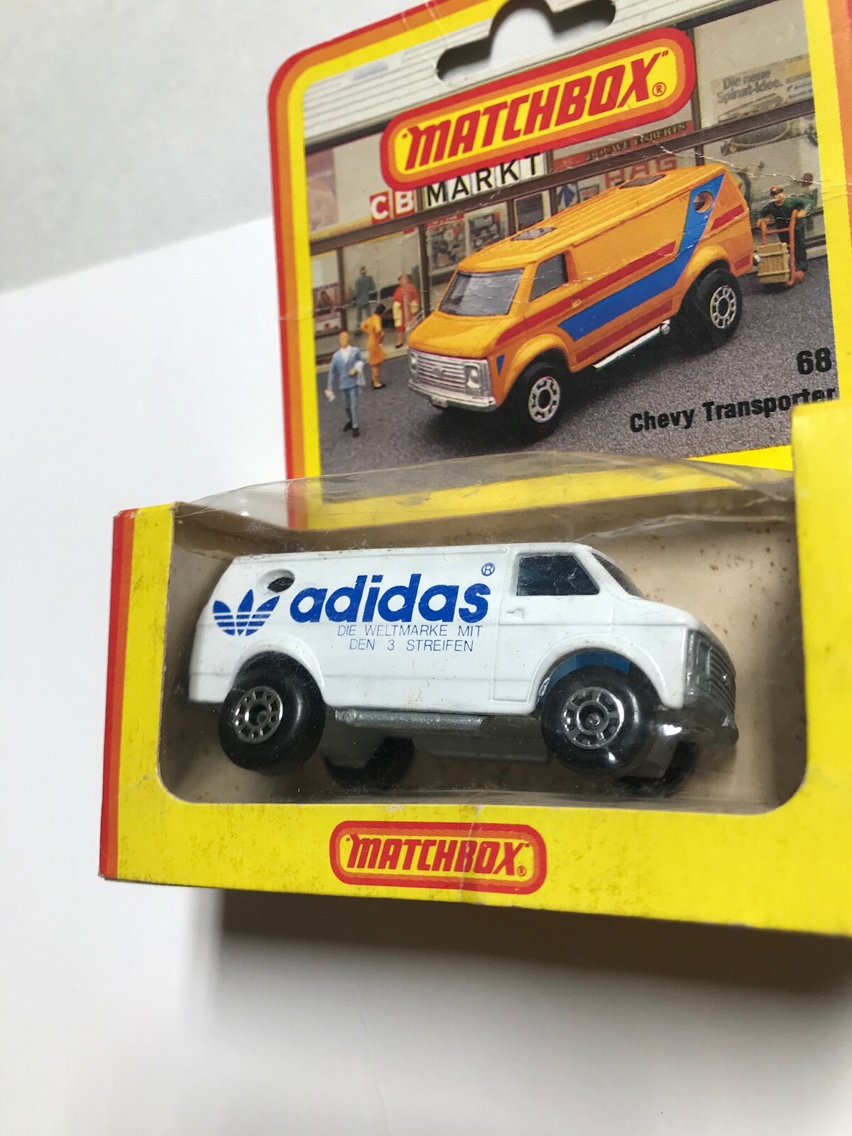 Matchbox Superfast #68 Chevy Transporter Adidas from Germany in box ...