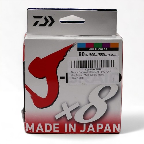 Daiwa J-Braid x8 Braided Line 80lb 550yd | eBay