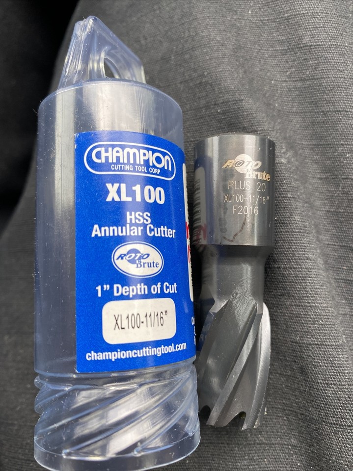 Champion Cutting Tool-XL100-11/16 11/16in. Diameter, 1in. Depth High ...