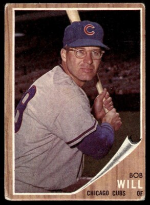 1962 Topps Baseball #47 Bob Will Chicago Cubs | eBay
