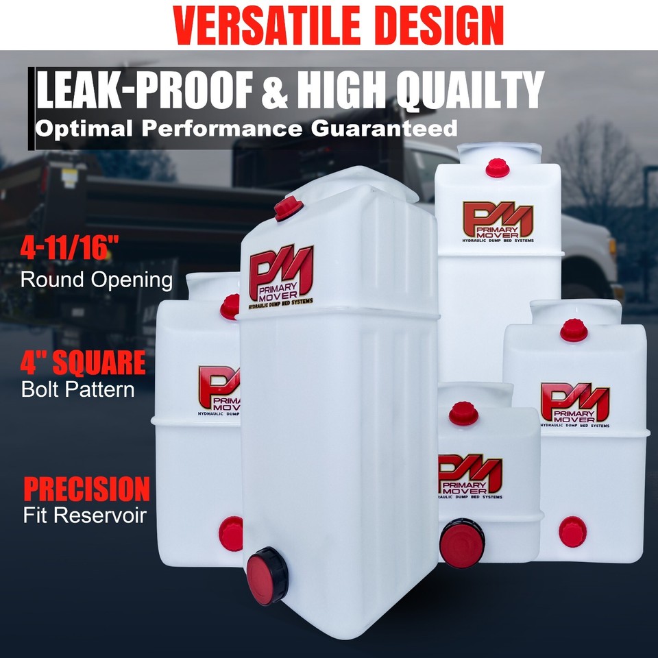Hydraulic Power Unit Replacement Reservoir 8 Quart Poly | eBay
