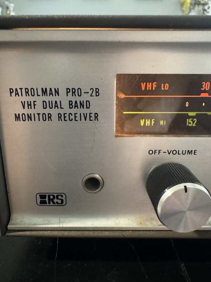 Vintage Realistic Patrolman Pro-2b VHF Dual Band Monitor Receiver Used ...