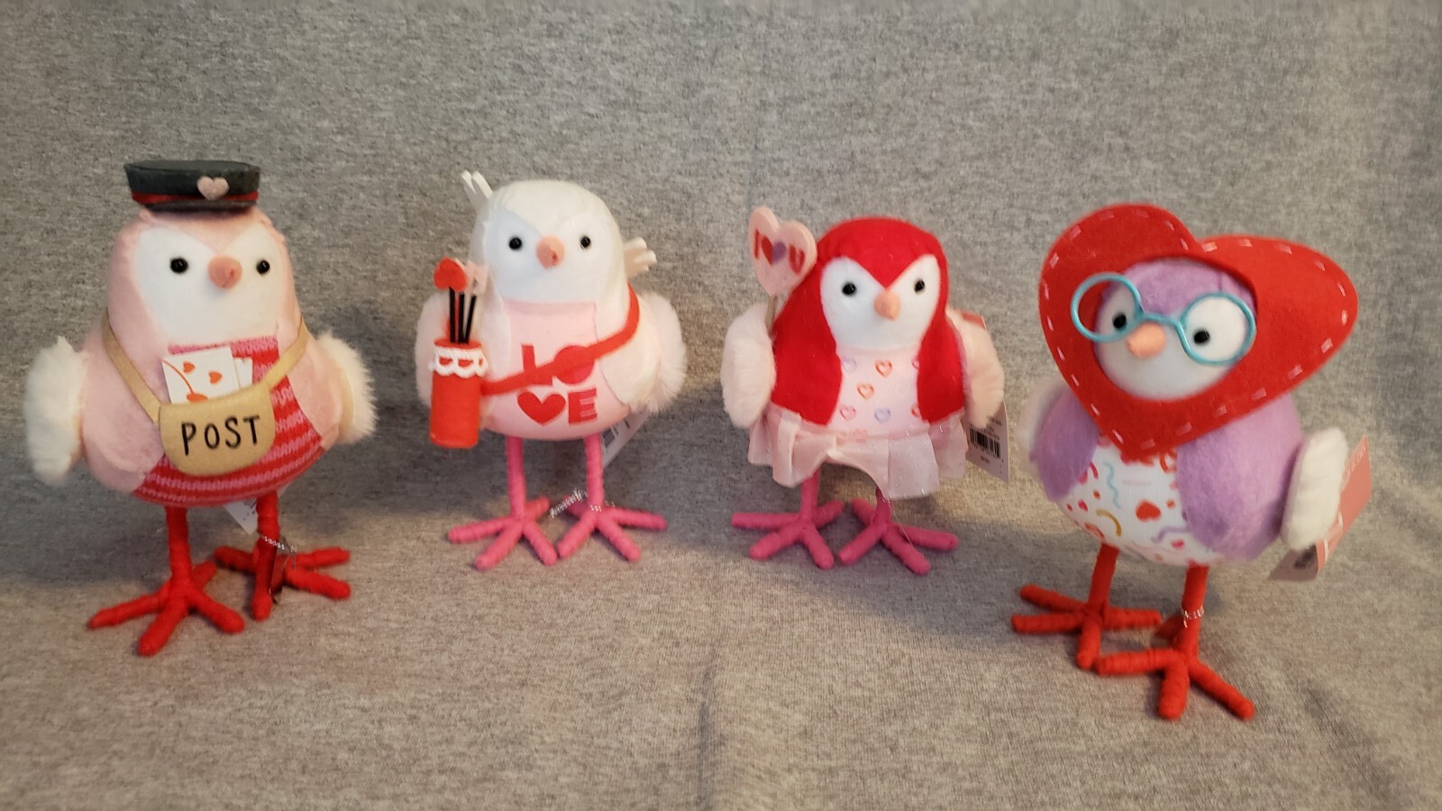 Target Spritz 2022 Valentine Birds Set of 4 Harkin Flynn Carmine Radley ...