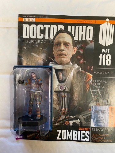 BBC Dr Doctor Who Eaglemoss Collection Figurine 118 Scaphandre Zombie ...