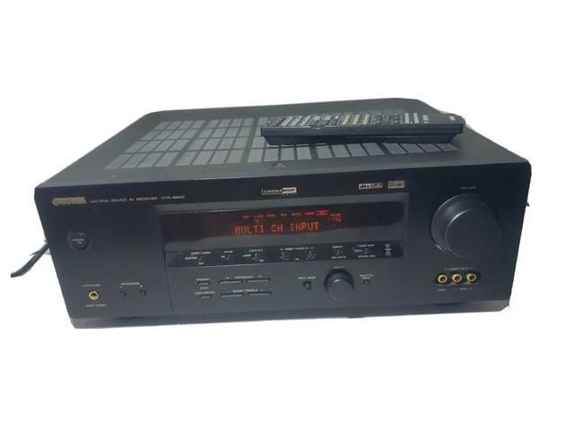Yamaha HTR 5840 6.1 Channel 350 Watt 60Hz Sound AV Receiver with remote ...