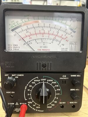 Micronta 22-220A FET Multimeter. Original Leads. Fresh Batteries ...