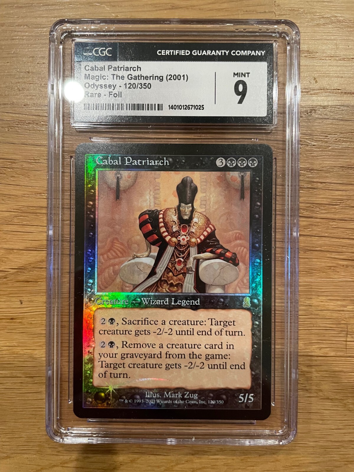 MTG: Odyssey - Cabal Patriarch 120/350 Rare FOIL CGC 9 | eBay