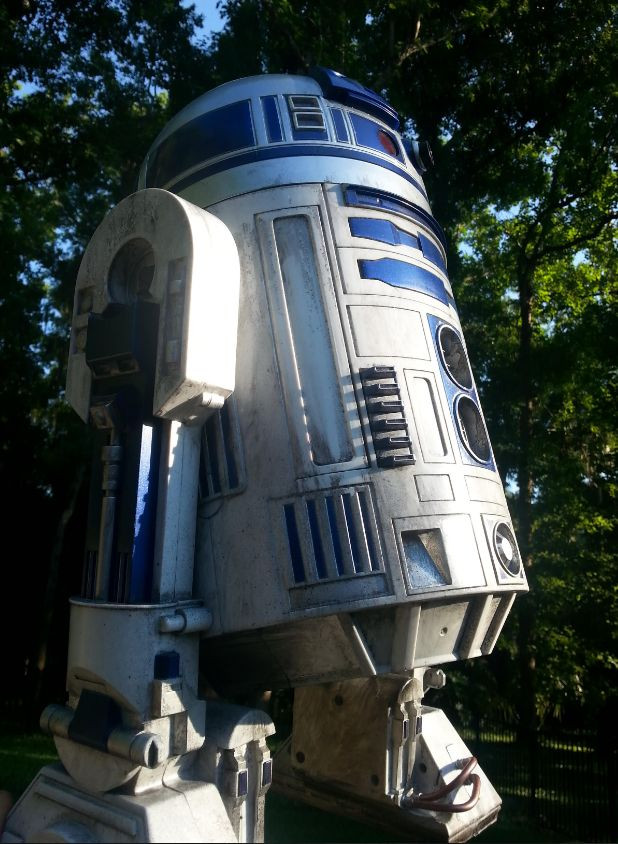 1 STAR WARS prop LUKE SKYWALKER'S Droid ** R2 D2 ** Head moves NICE | eBay