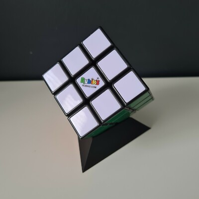 3D Printed Display Stand for Rubiks Cube / Speed Cube - Black | eBay UK
