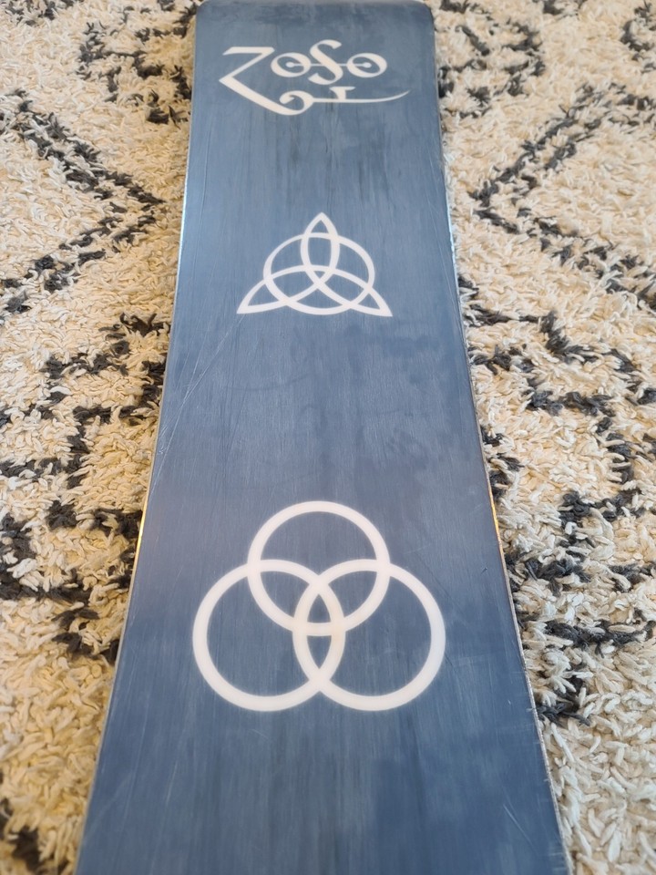 Burton Easy Livin Led Zeppelin Swan Song 155 Camber Snowboard | eBay